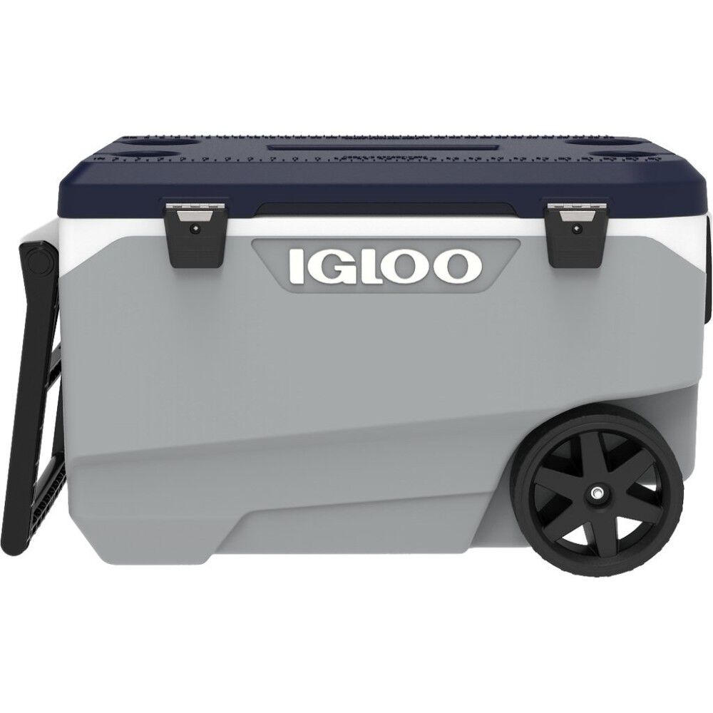 Maxcold Latitude 90 Roller Cooler Ash Grey/Aegean Sea 90qt 34818 – tools.com International LLC