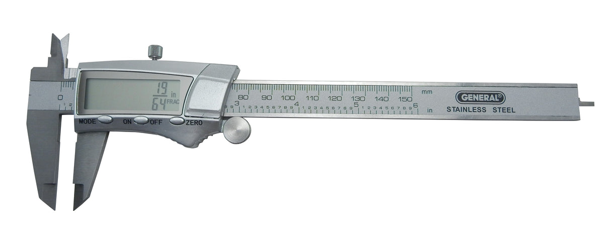 Digital Caliper Tri-mode SS - Auto-Off, Heavy-Duty Stainless-Steel Con ...