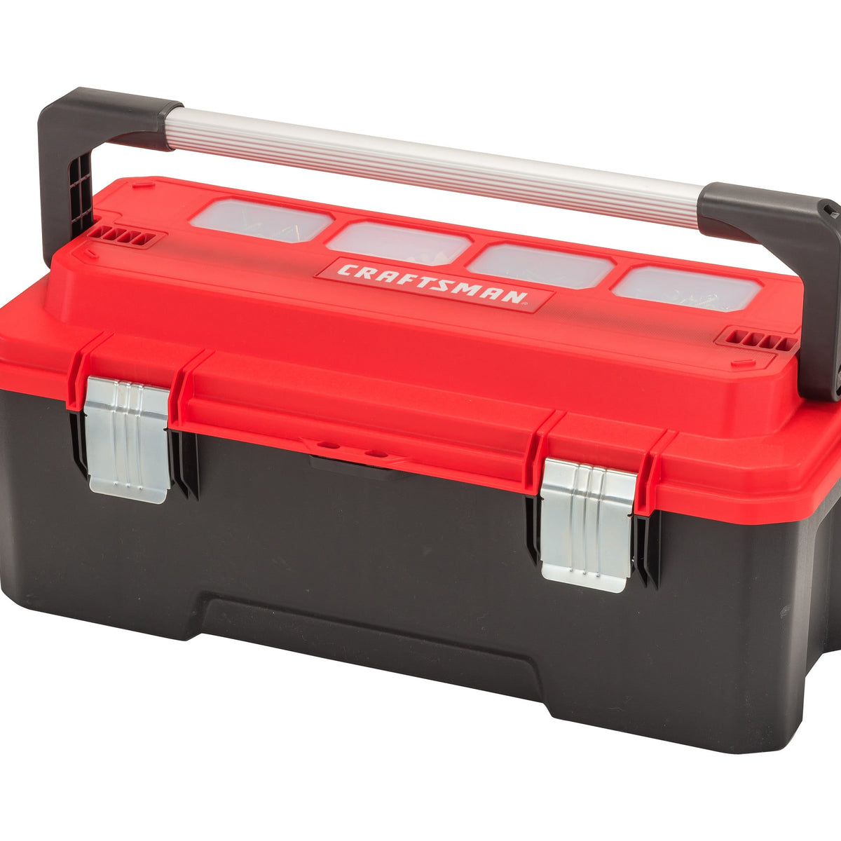 Pro 26-in W x 12-in H x 11-in D Red Plastic Tool Box CMST26320 – tools ...