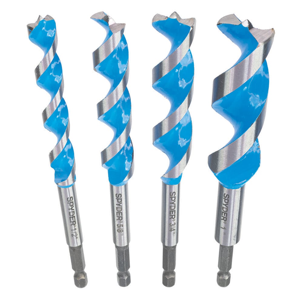 Stinger Power Bit 4-Piece x 6-1/2-in Woodboring Power Spade Drill Bit ...