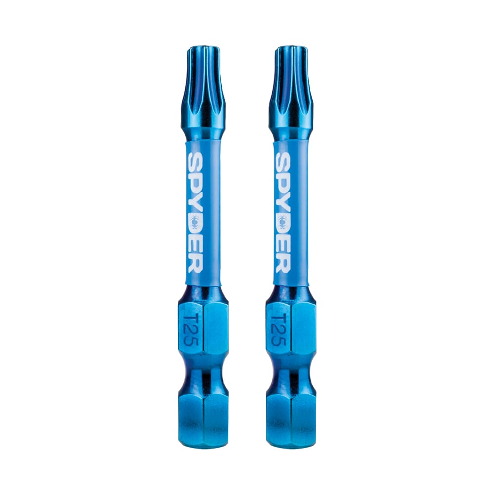 Mach-Blue T25 1/4-in x 2-in Torx Impact Driver Bit (2-Piece) 19054 ...