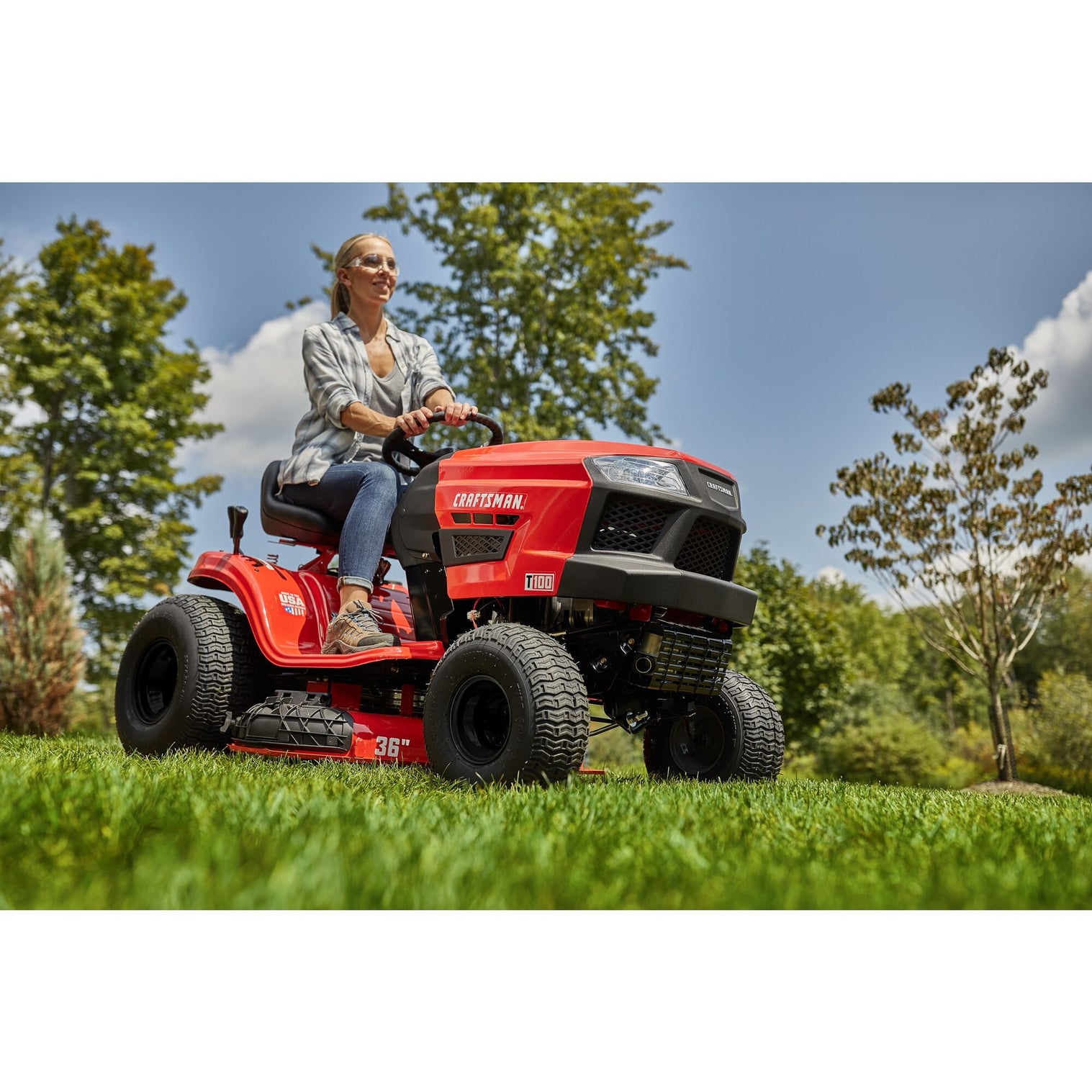 T100 36-in 11.5-HP Gas Riding Lawn Mower CMXGRAM201302 – Tools.com ...