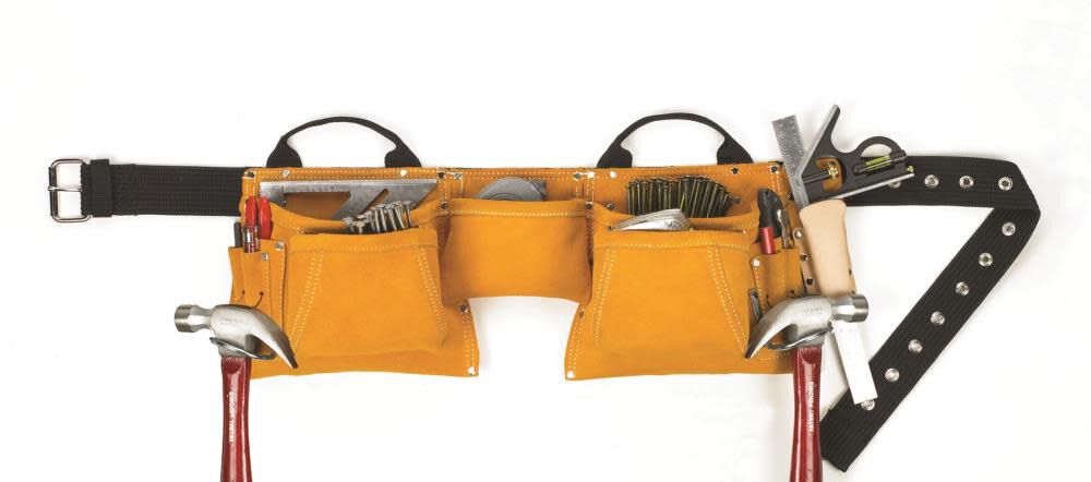 12-Pocket Heavy-Duty Construction Work Apron 527X – Tools.com ...