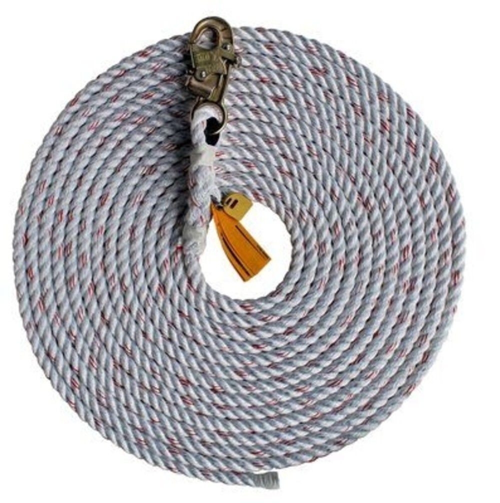 100 ft. Rope Lifeline with Snap Hook 1202844 – Tools.com International LLC