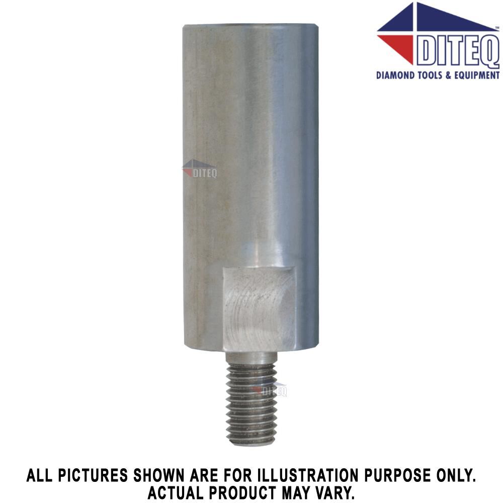 Core Bit Adapter, 1-1/4in-7 Female Thread to 5/8-11 Male Thread 150024 ...