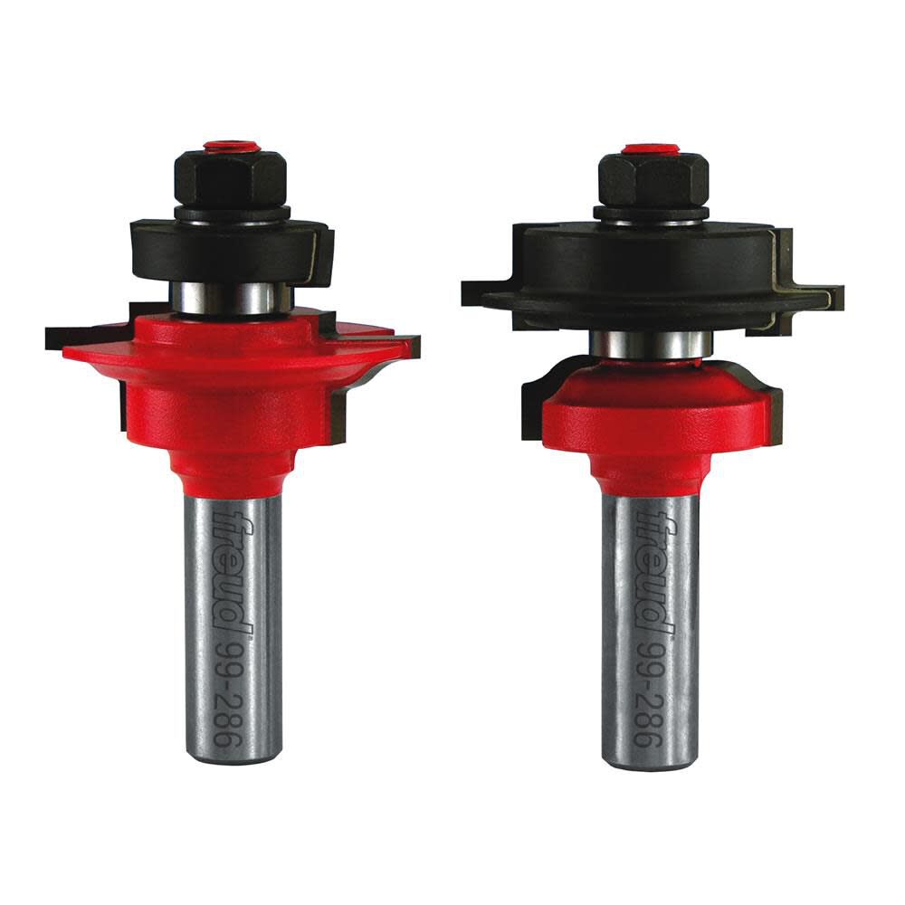 2 In. (Dia.) Glass Panel Cabinet Door Bit Set with 1/2 In. Shank 99-28 ...