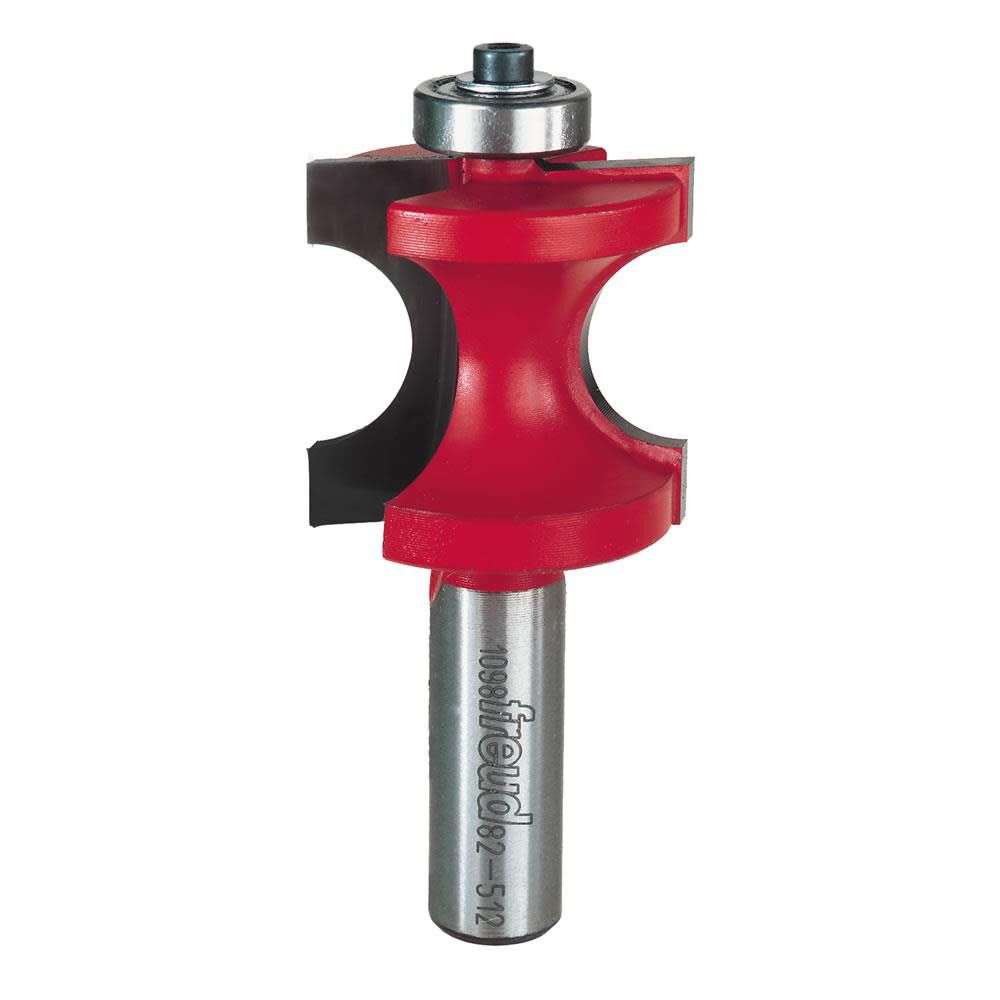 3/8 In. Radius Half Round Bit with Bearing with 1/2 In. Shank 82-512 ...