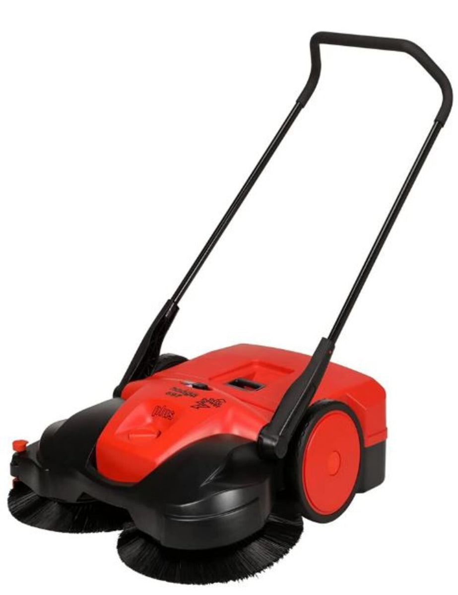 38 inch Triple Brush Battery Powered Push Sweeper HAAGA 697 – Tools.com ...