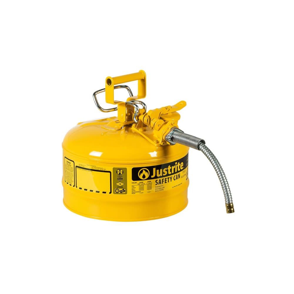 2.5 Gal Steel Safety Yellow Diesel Fuel Can Type II 7225220 – Tools.com ...