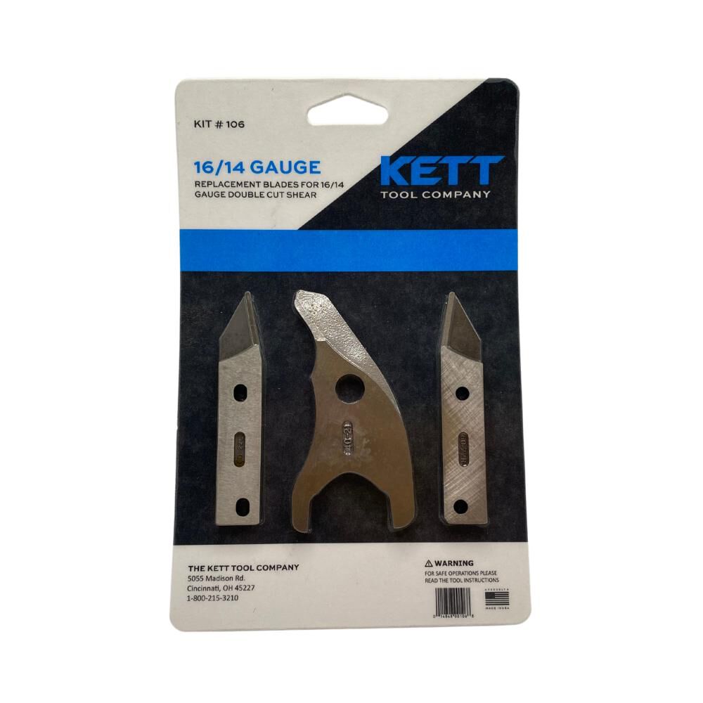 Replacement Blades for 16/14 Gauge Double Cut Shears KIT106 – Tools.com ...