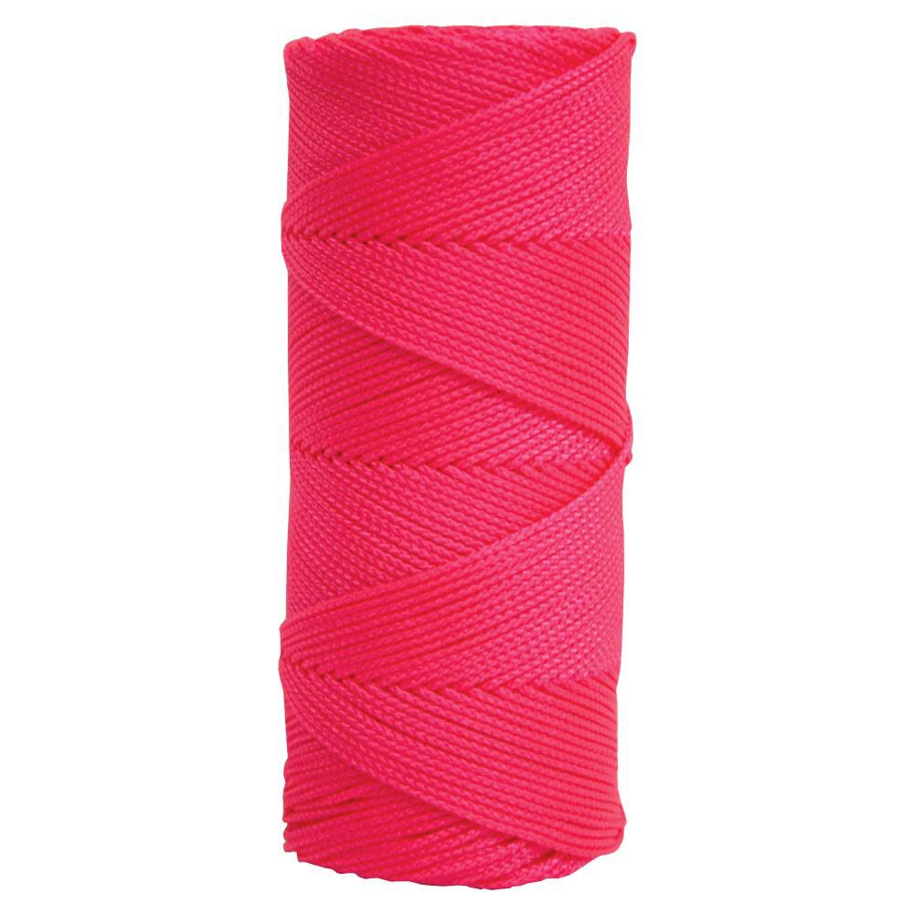 Fluorescent Pink Braided Mason's Line - 500 Ft. Tube BC355 – tools.com ...