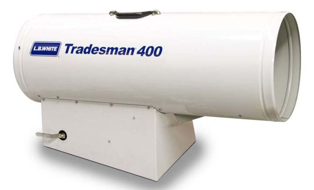 Tradesman Forced Air Open Flame LP 400K BTU heater TRADESMAN 400 ...