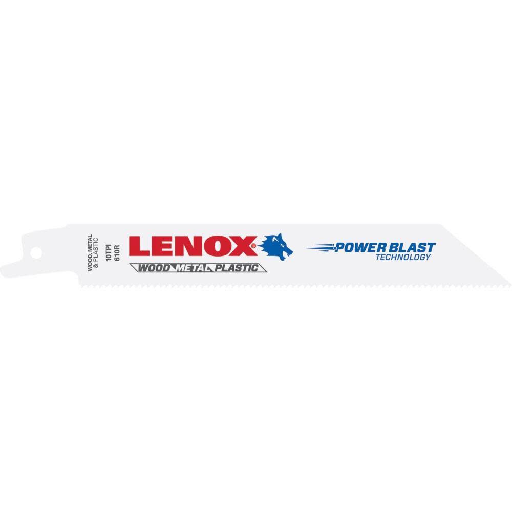 Reciprocating Saw Blade B610R 6in X 3/4in X .035in X 10 TPI 25pk 20493 ...