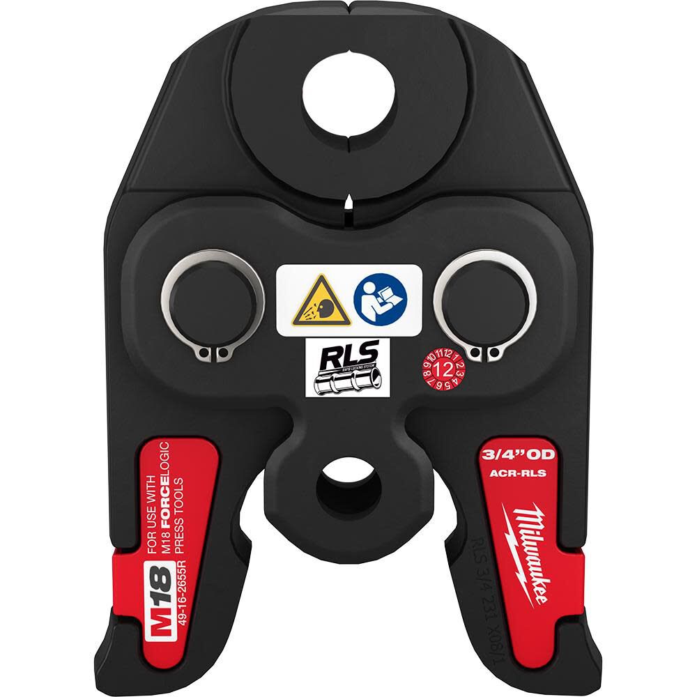 3/4 RLS ACR Press Jaw for M18 FORCE LOGIC Press Tools 49-16-2655R ...