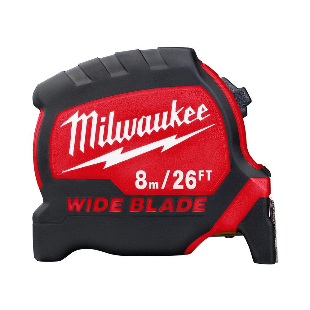 8M/26Ft Wide Blade Tape Measure 48-22-0226 – tools.com International LLC