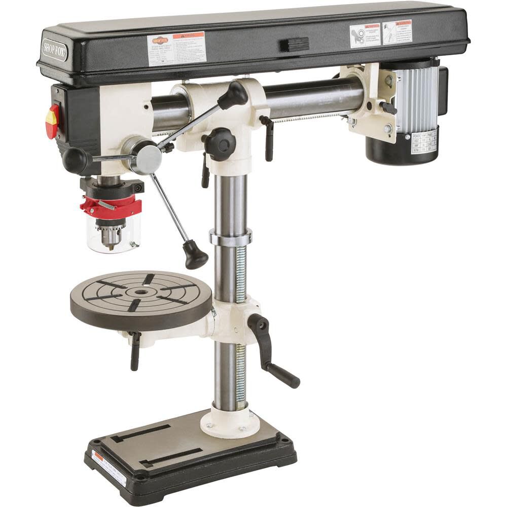 Drill Press 110V 1/2HP 34in Bench Top Radial W1669 – Tools.com ...