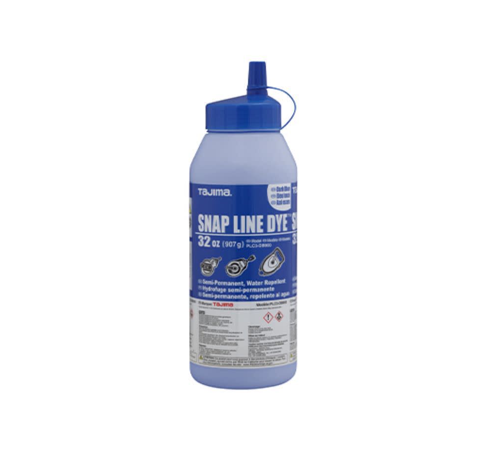 Chalk Snap Line Dye 32oz Dark Blue PLC3-DB900 – Tools.com International LLC