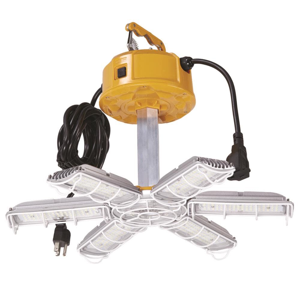 Hex Flex LED TemporaryArea Work Light 1200 Lumen 100 Watt 08-00418 ...